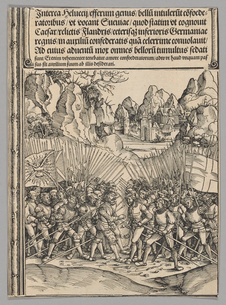 Swiss War, plate 16 from Historical Scenes from the Life of Emperor ...