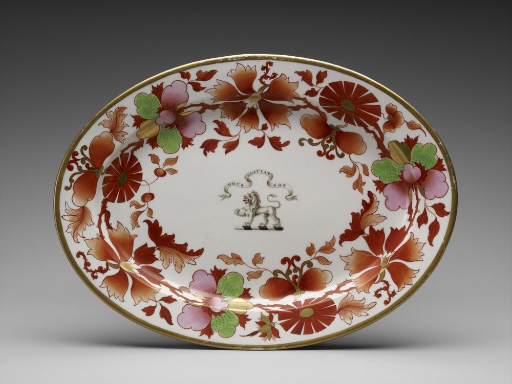 Plate by Worcester Porcelain Manufactory: Fine art print