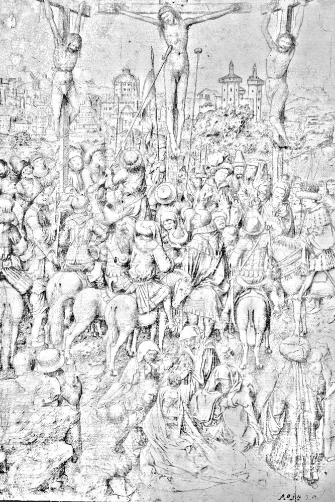 Crucifixion of Christ (drawing, ca. 1440)