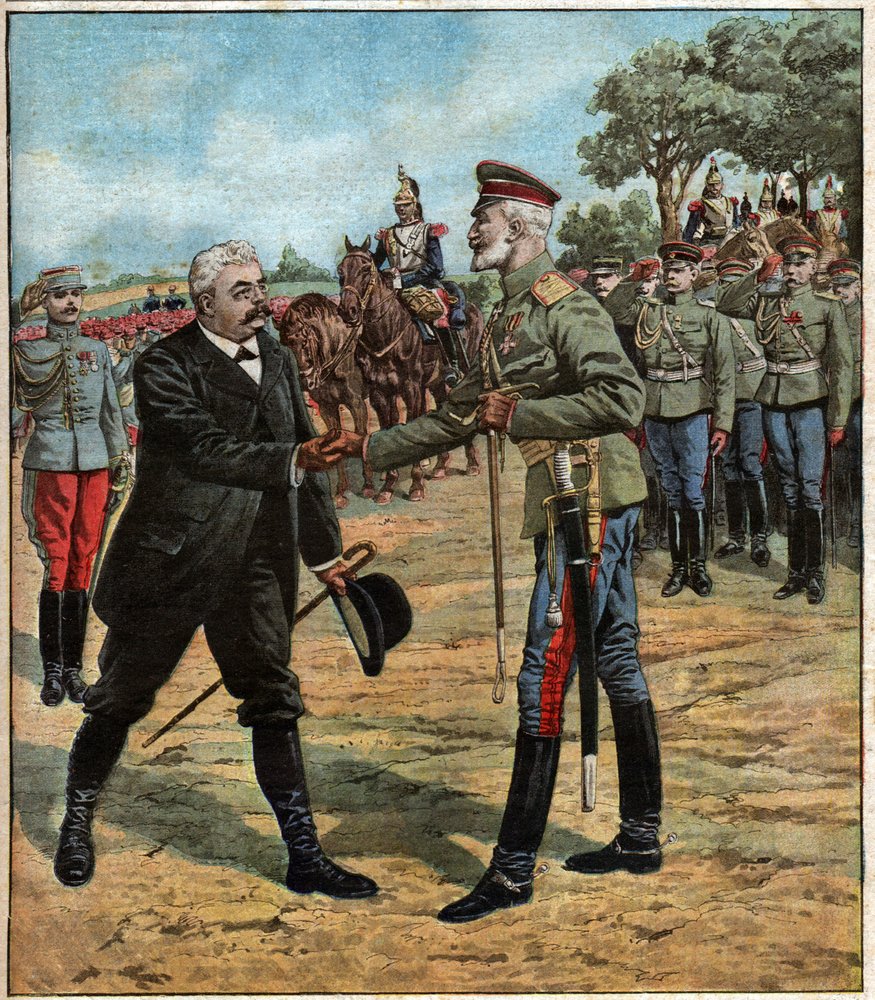 Franco Russian alliance by Ferdinand Georg Waldmuller