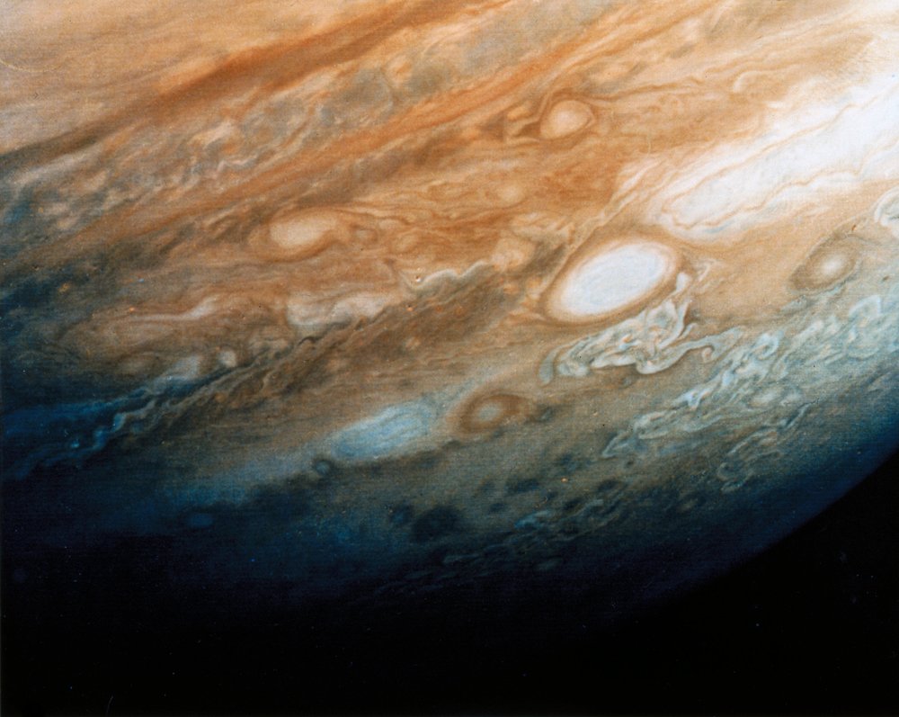 Close Up of the Cloud Patterns of Jupiter