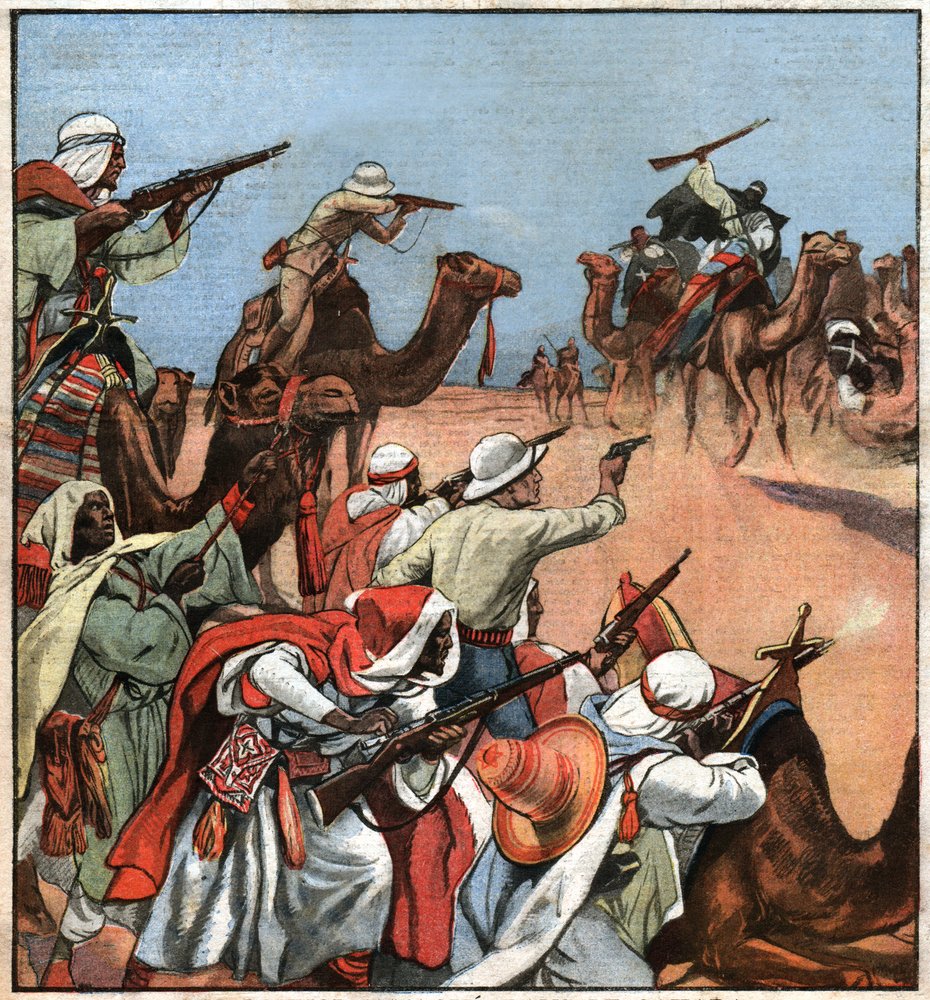 Colonial French Convoy in the Maghreb