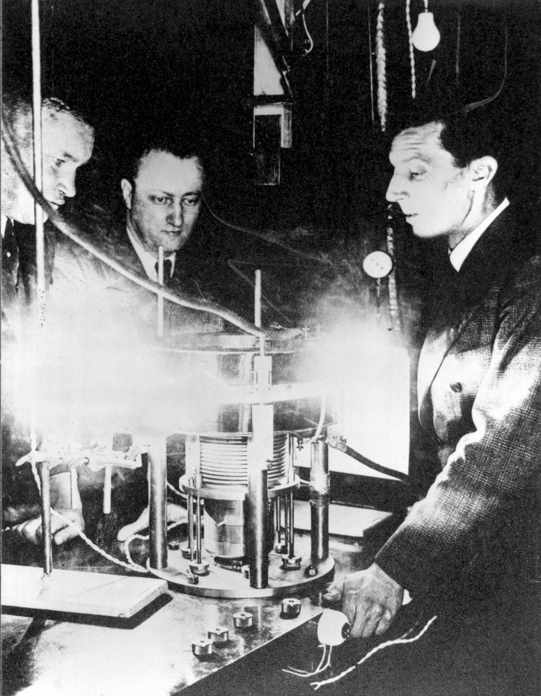 Frederic Joliot, Hans Halban and Lew Kowarski, c. 1939