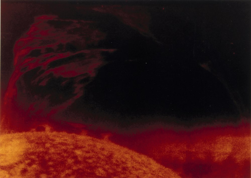 Solar Flare Seen in Helium 3 Light, Photographed from Skylab