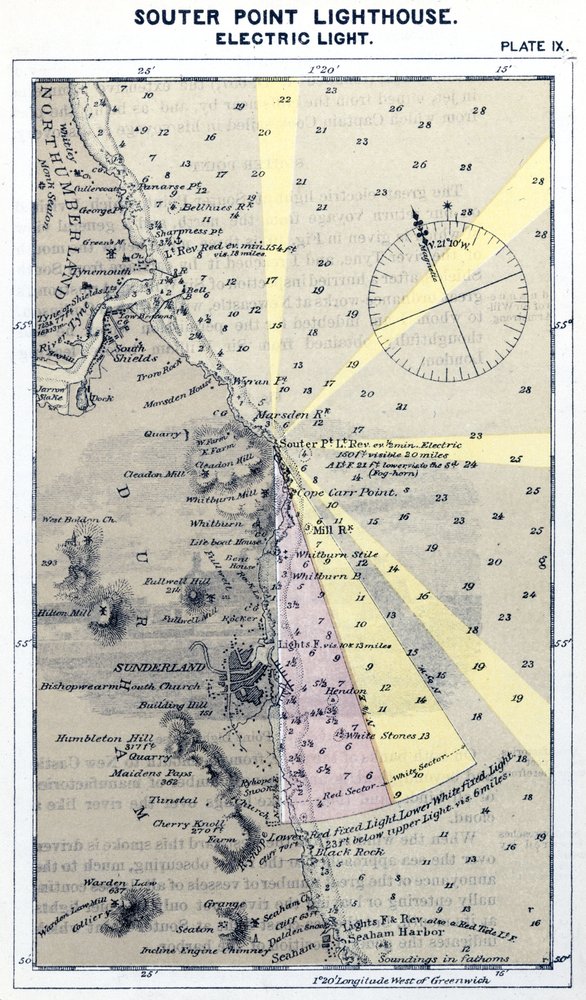 Souter Point Lighthouse by Frederick (attr. to) Barnard