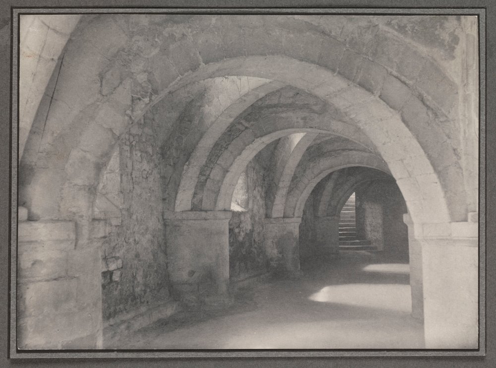 Triforium at Gloucester Cathedral's crypt by John Pardon