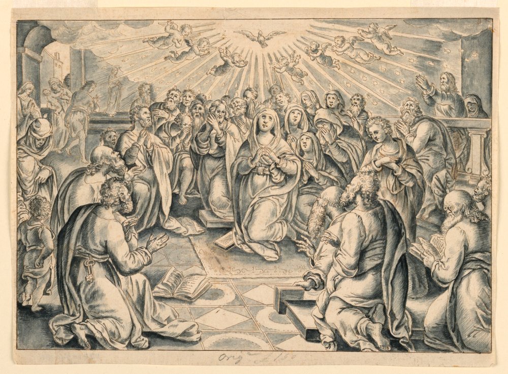 Scene from Acts of the Apostles, after Stradanus