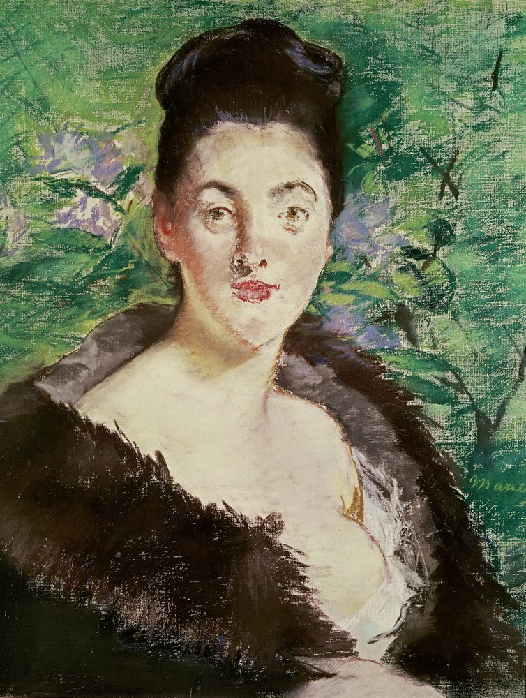 Woman in a Fur Coat by Édouard Manet: Buy fine art print