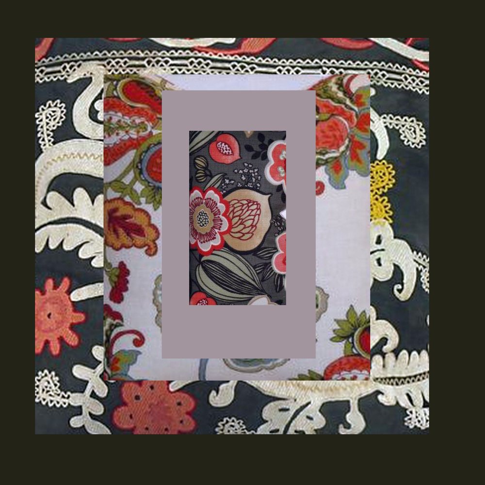 Color and Pattern Collage by linda arthurs: Fine art print