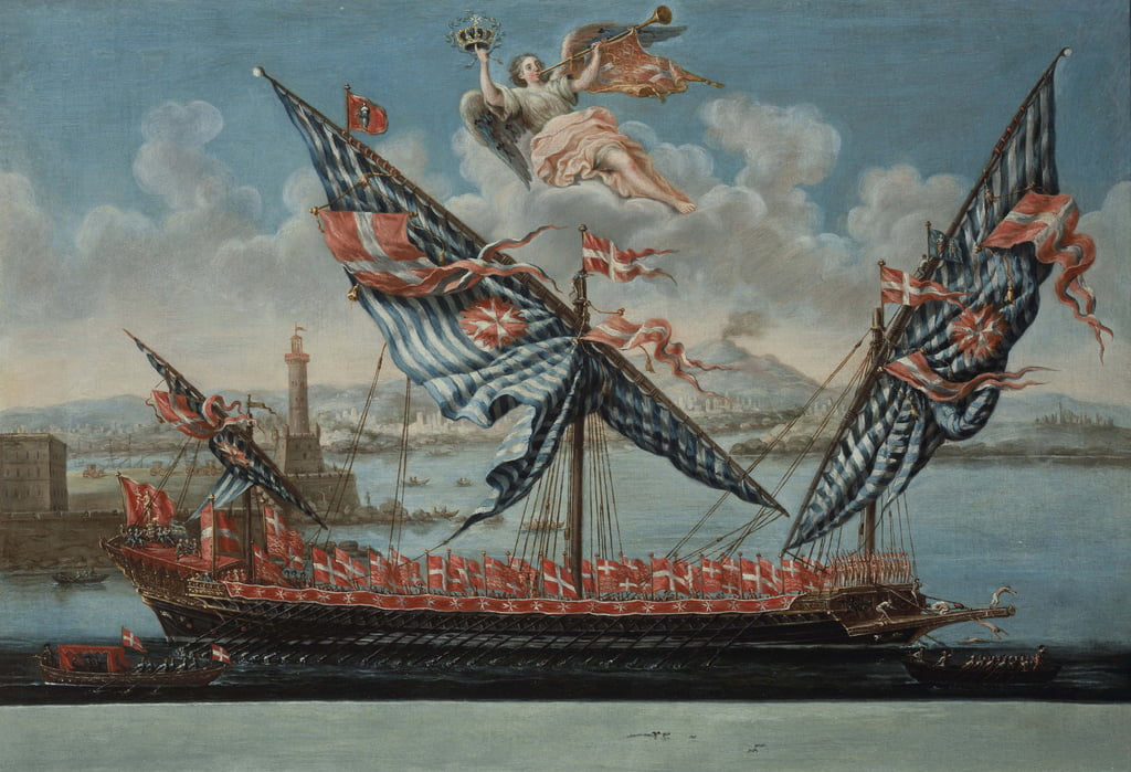 Galley of Emmanuel de Rohan-Polduc, Grand Master of the... (#632454)