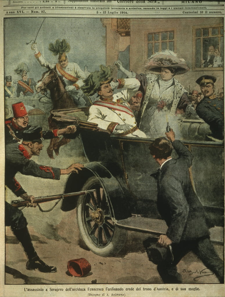 Cover illustration of Assassination of Archduke Franz Ferdinand of ...