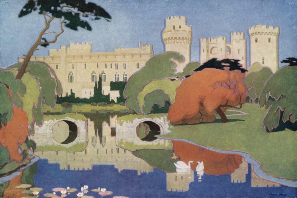 Warwick Castle by Adrian Scott Stokes: Buy fine art print