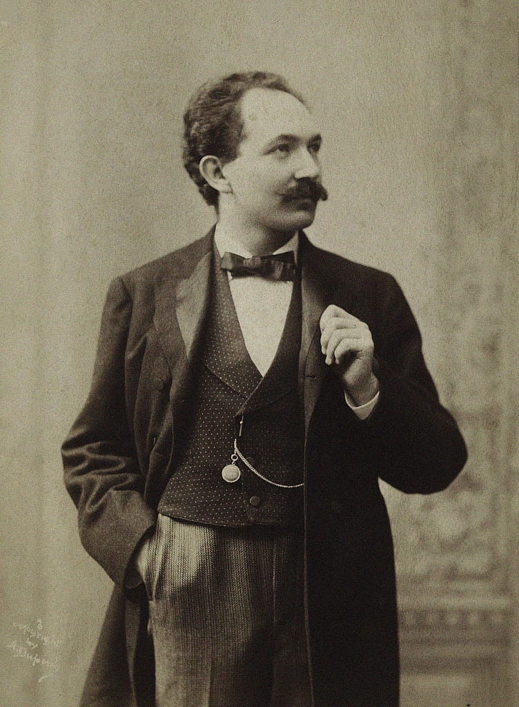 Portrait of pianist and composer Leopold Godowsky 1870-1938 , c. 1895.