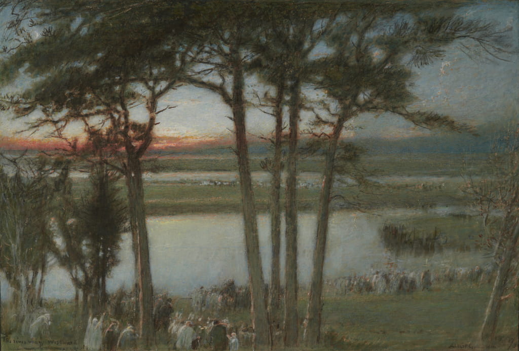 The River Way, Westward by Albert Goodwin: Fine art print