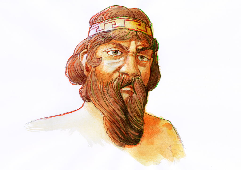 Representation of the deity Pallas (Greek mythology: Pallas)