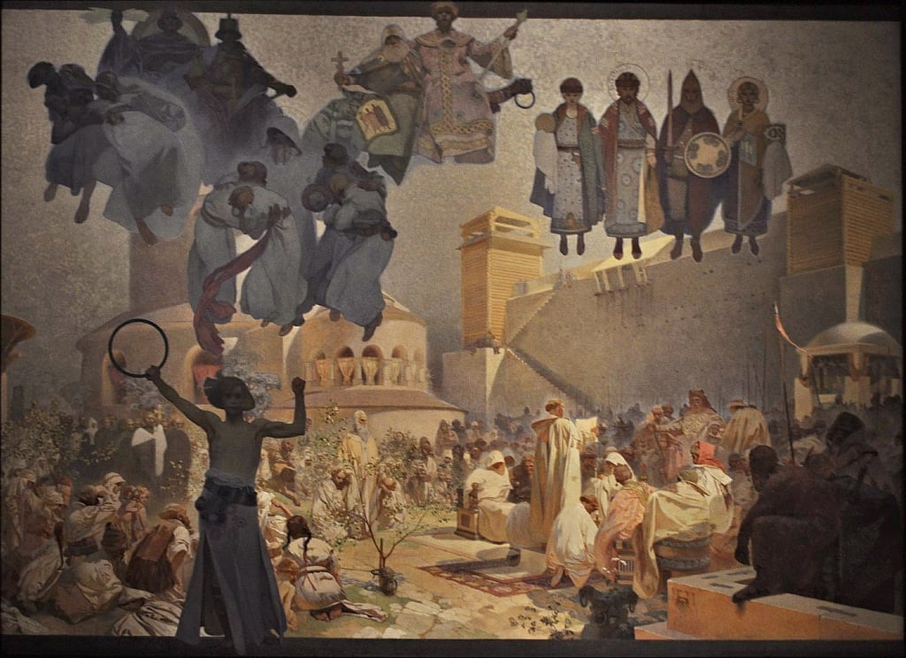 The Introduction of the Slavonic Liturgy The cycle The Slav Epic