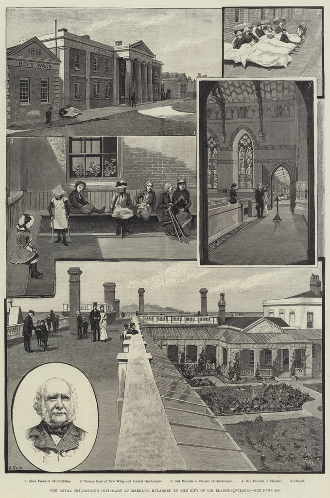 The Royal Sea-Bathing Infirmary at Margate, enlarged by the Gift of Sir ...