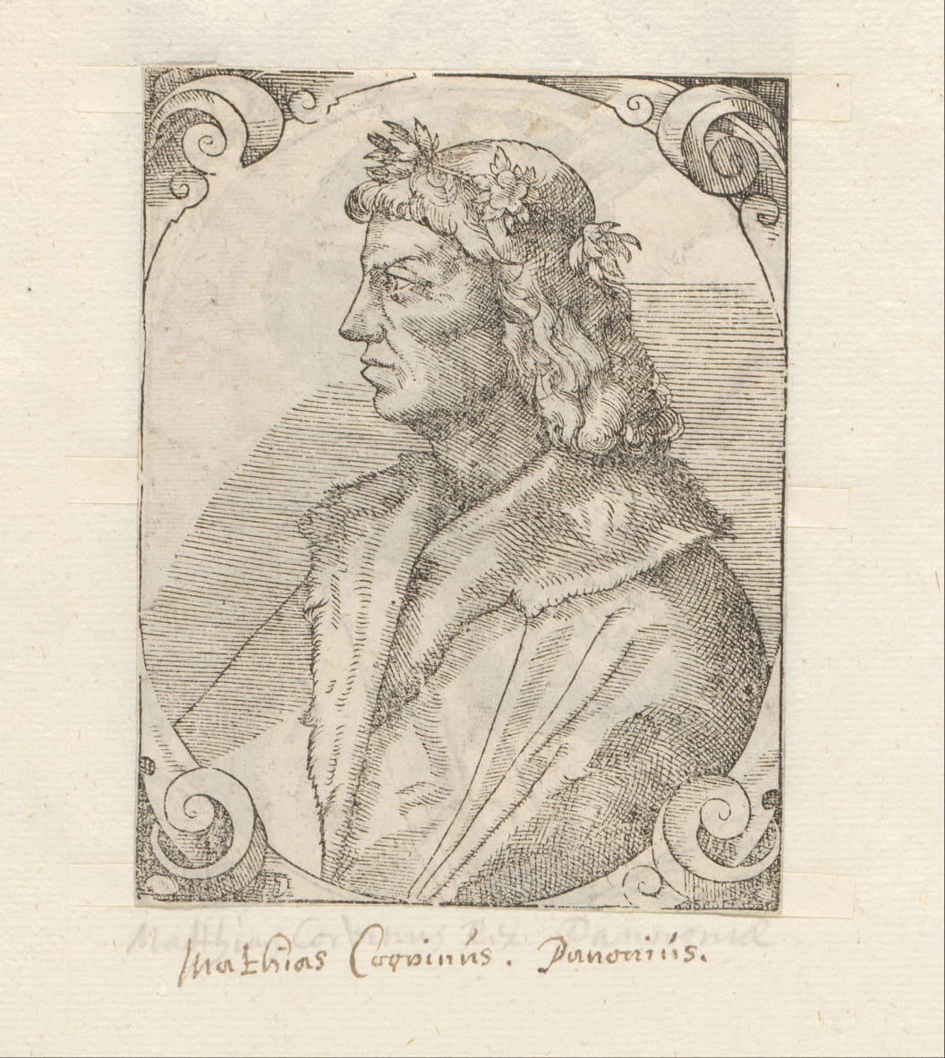 Portrait of Matthias Corvinus by Anonymous: Fine art print