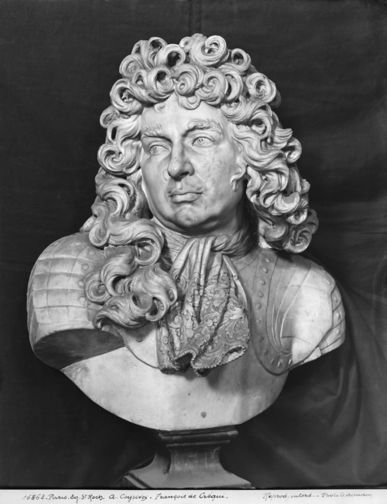 Bust of Francois de Crequy, c.1690 (marble)