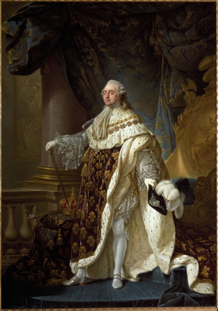 Portrait of Louis XVI with the dress of coronation, c.1781 (oil on canvas)