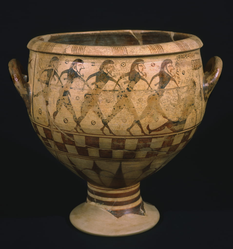 Krater with Odysseus blinding Polyphemus (ceramic)