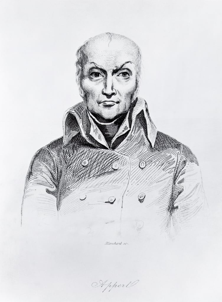 Portrait of Nicolas Appert (1749-1841) (bw photo)
