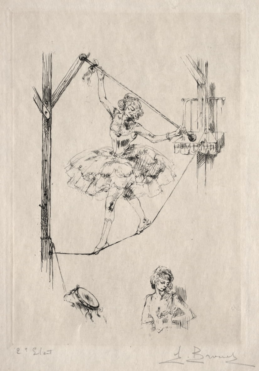 Tightrope Dancer by Auguste Brouet: Buy fine art print
