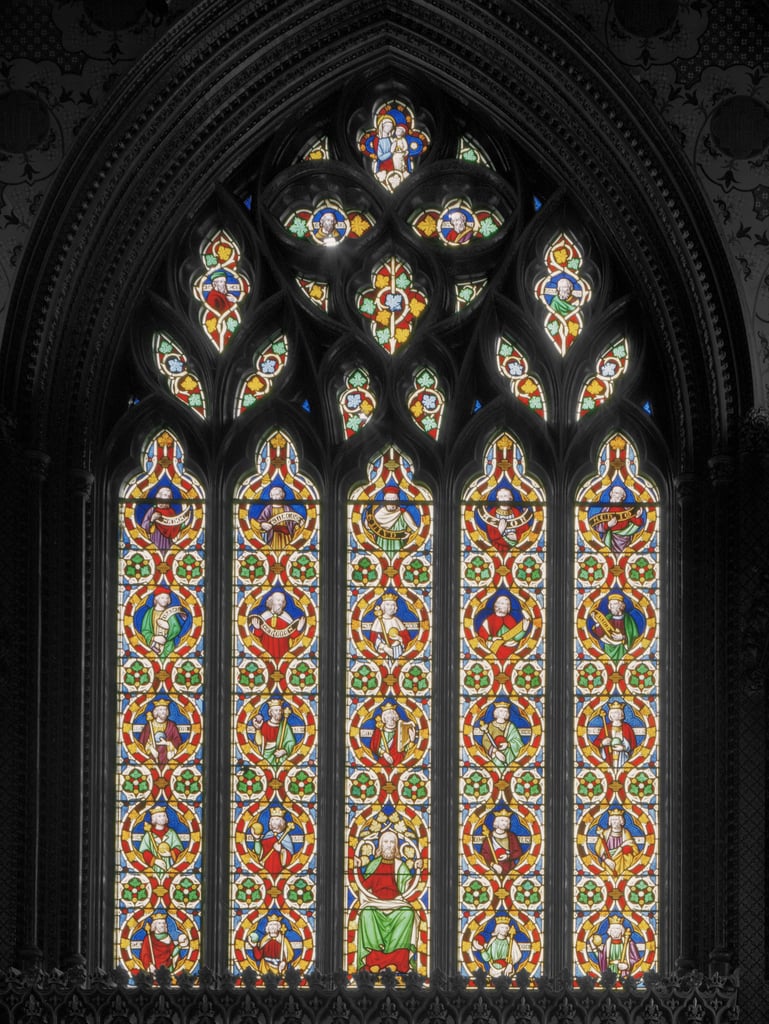 East Window with Jesse Tree, c.1845 (stained glass)