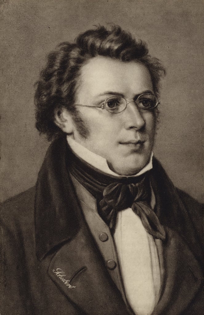 Portrait of Franz Schubert by Austrian School