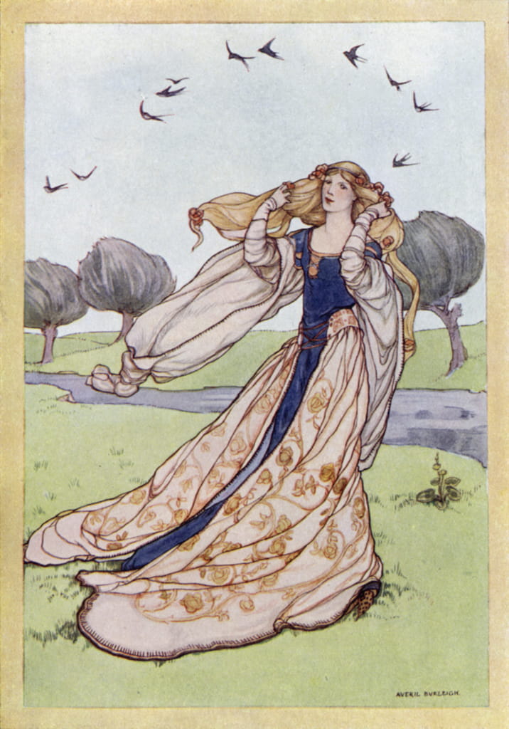 John Keats: La Belle Dame Sans Merci (color litho)... (#1400869)