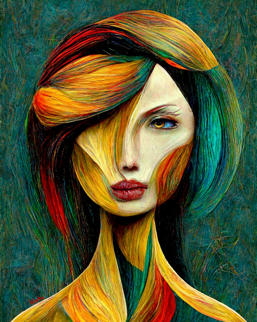 Turning Women Into Wood, c.2022 (Digital art) by Blake Munch