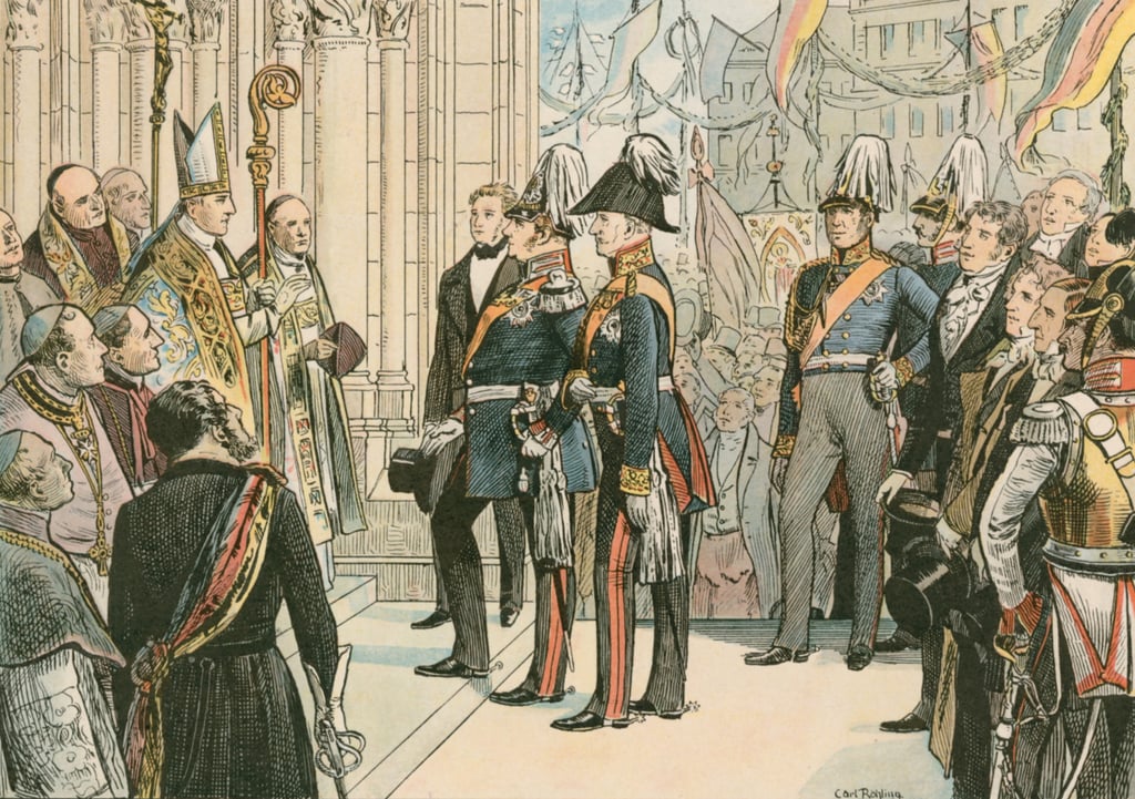 Frederick William IV, King of Prussia (1795 -1861), at Cologne ...