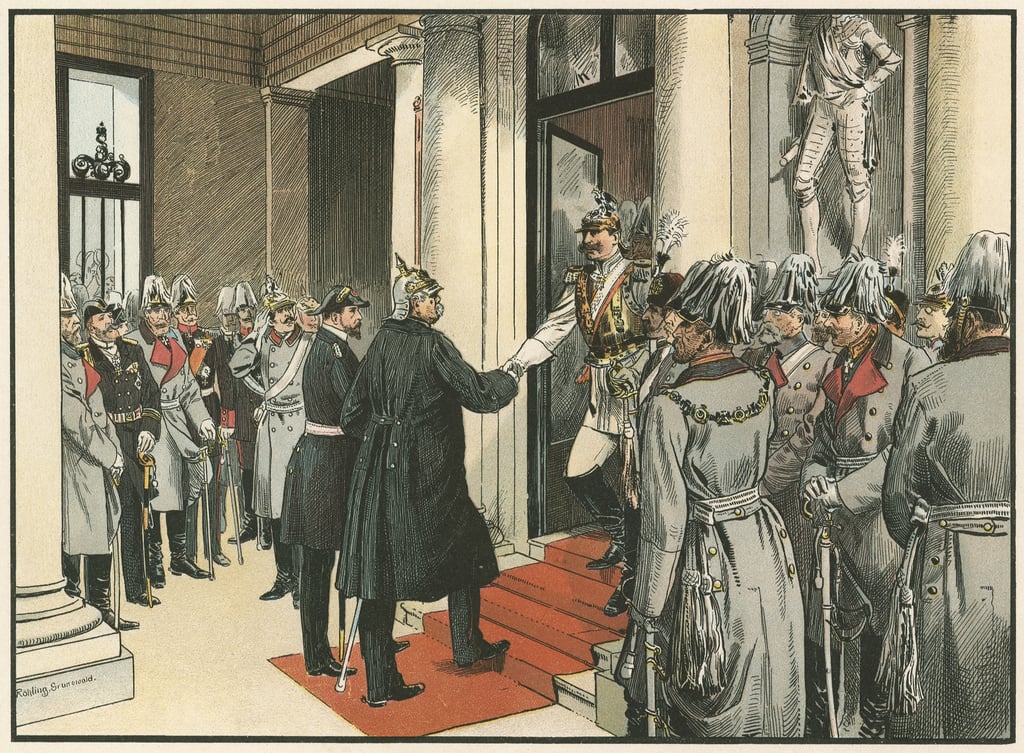 Life of Otto von Bismarck by Carl Rohling: Fine art print