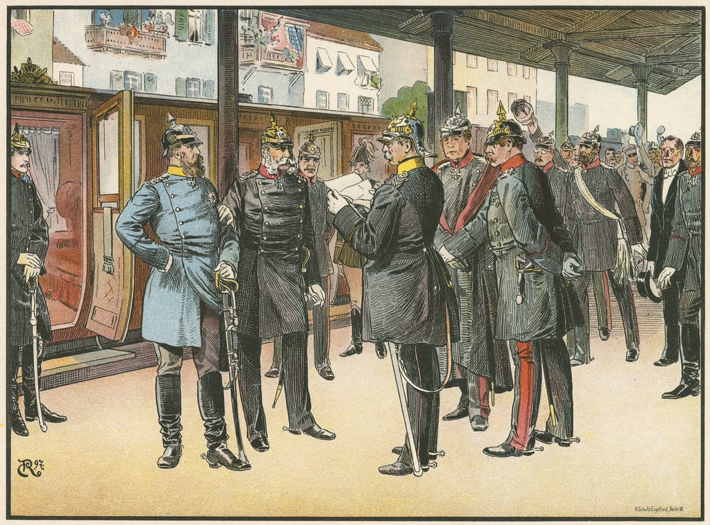 Life of Otto von Bismarck by Carl Rohling: Fine art print