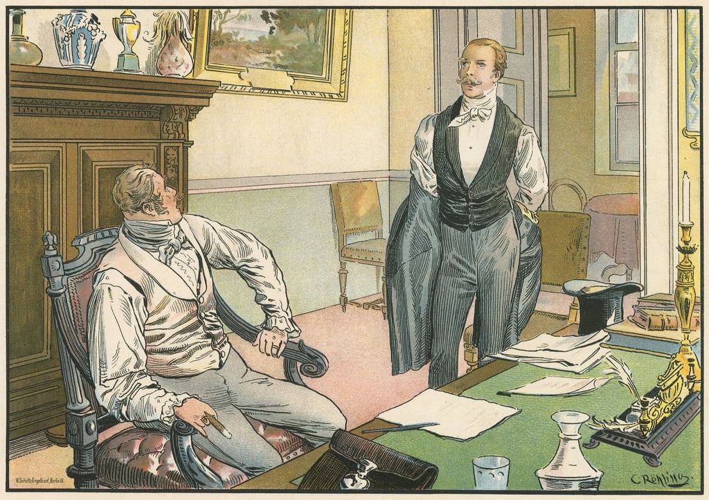 Life of Otto von Bismarck by Carl Rohling: Fine art print