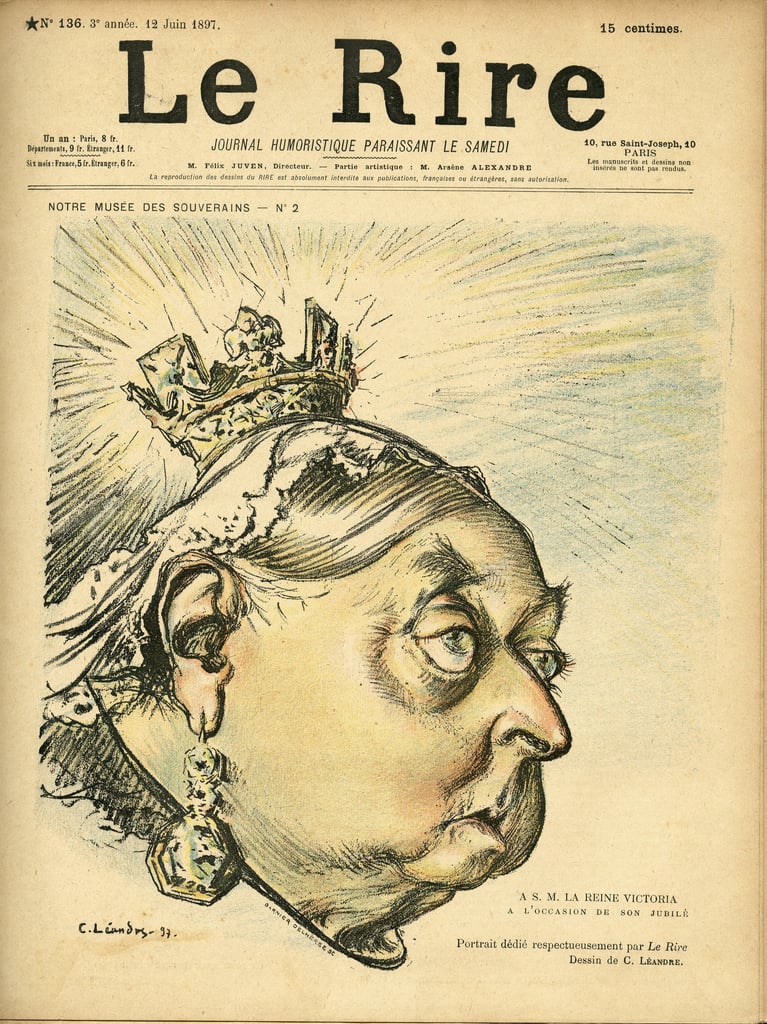 Illustration of Charles Leandre (1862-1934) for the Cover of Le Rire