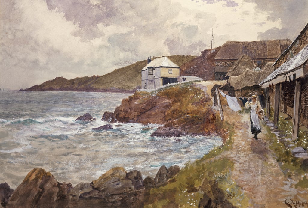 Coast Scene by Charles Napier Hemy: Buy fine art print