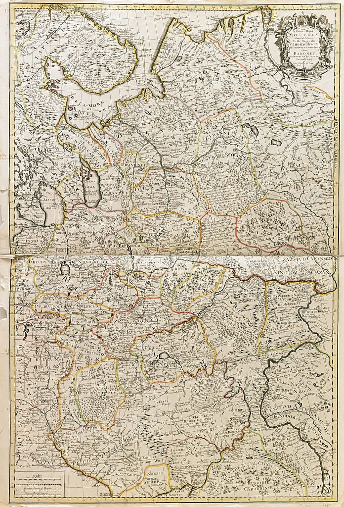 Map of Muscovy by Charles Price: Buy fine art print