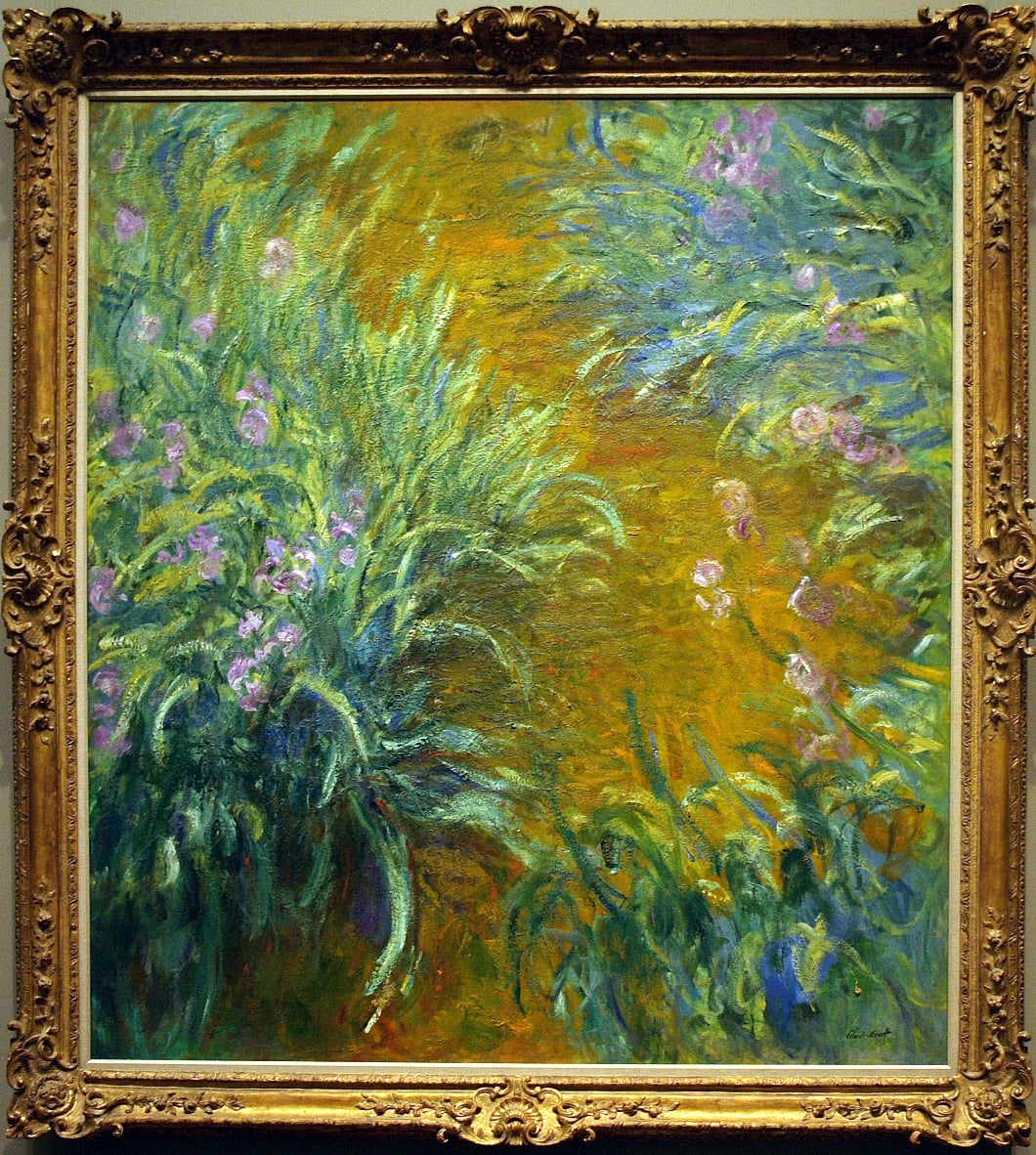The Path through the Irises by Claude Monet