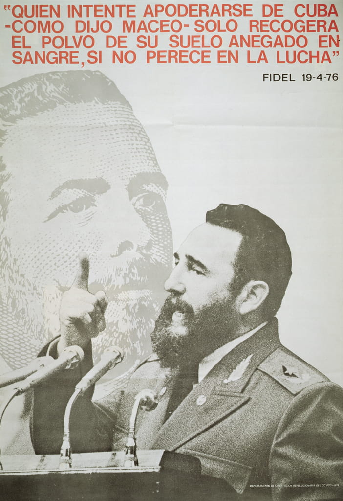 Poster featuring Fidel Castro by John Ward Dunsmore