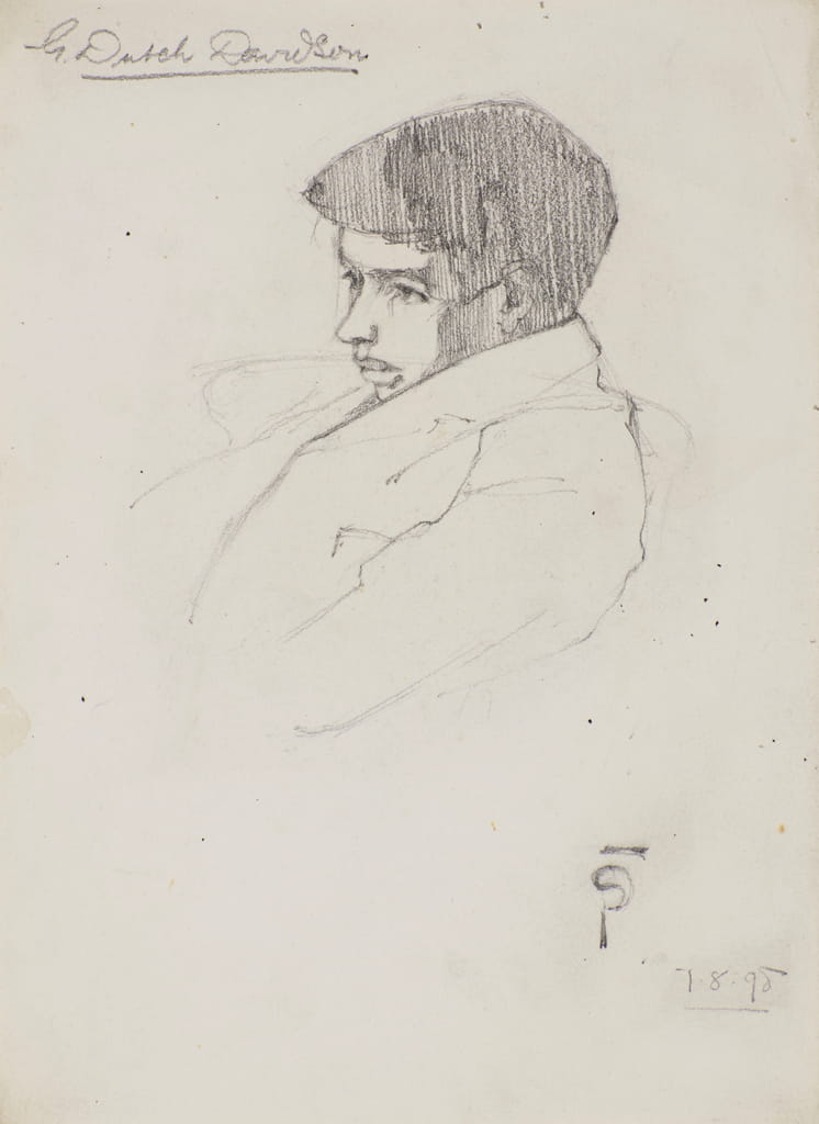 Portrait of George Dutch Davidson by David Foggie