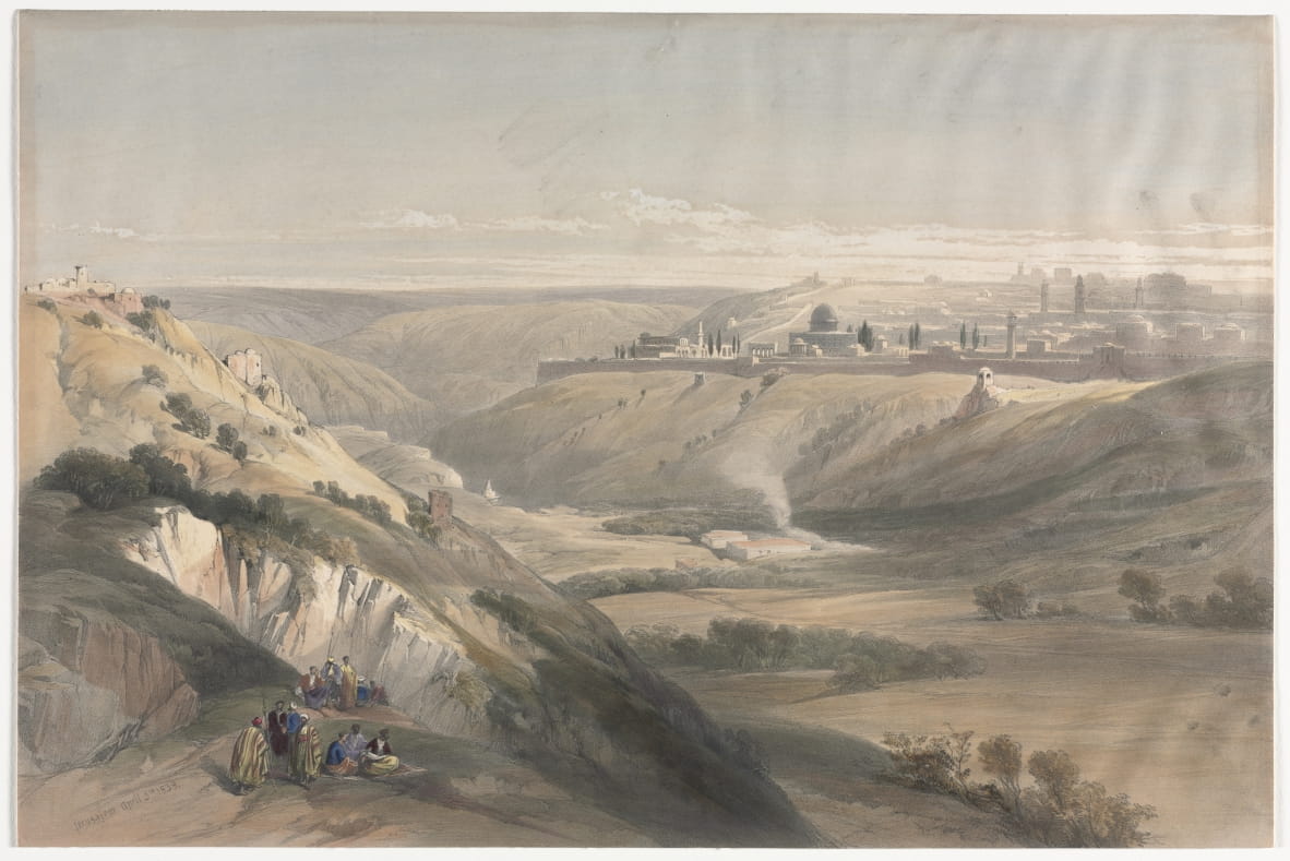 Jerusalem from the Mount of Olives by David Roberts
