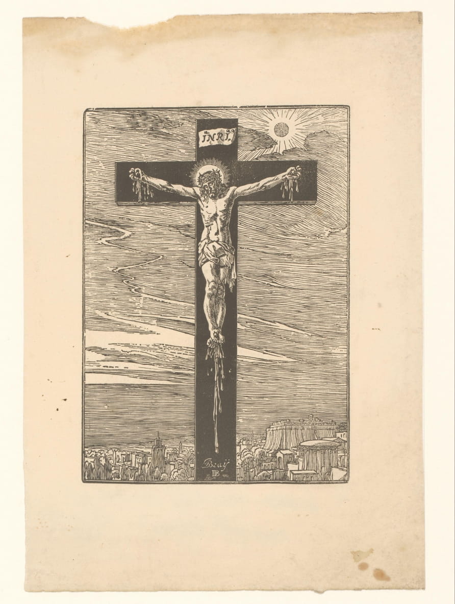 Christ on the cross by Dirck de Bray: Buy fine art print