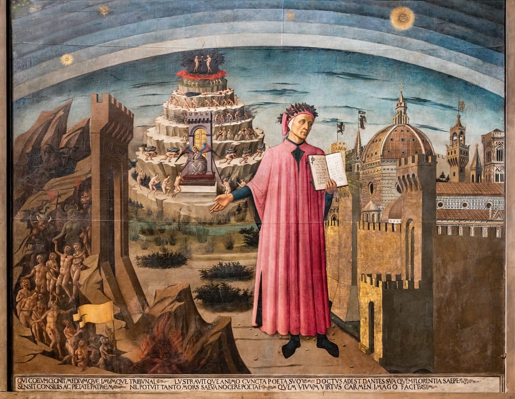 Dante Alighieri's Divine Comedy by Domenico di Michelino