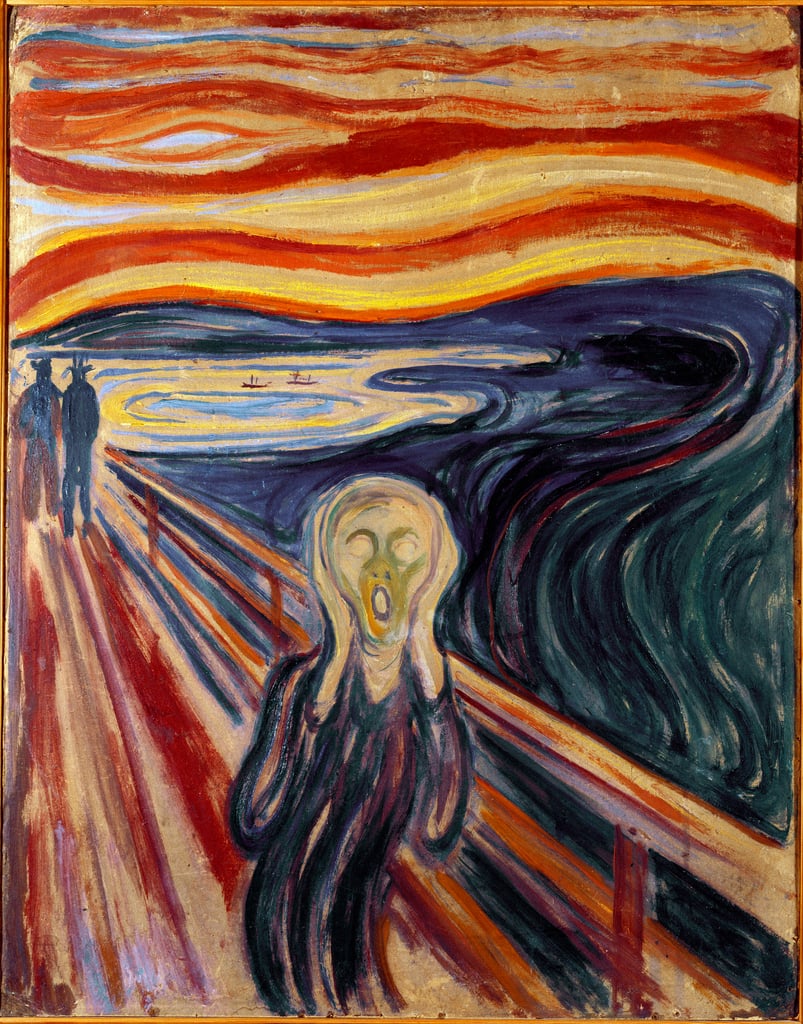The Cry Painting by Edvard Munch (1863-1944) 1893 Sun. 83,5x66 cm Oslo ...