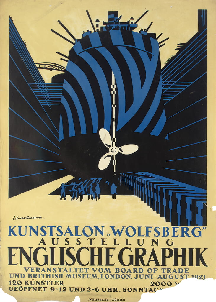 German poster for an exhibition of English Graphics for the Board of ...