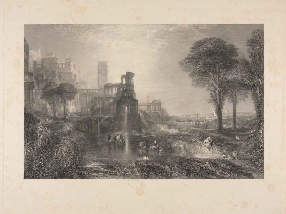 Caligula's Palace and Bridge by Edward Goodall