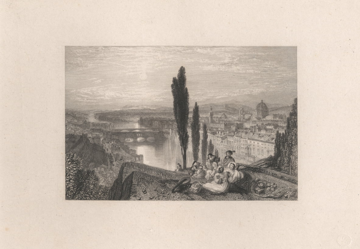 Florence by Edward Goodall: Highest-quality art reproduction