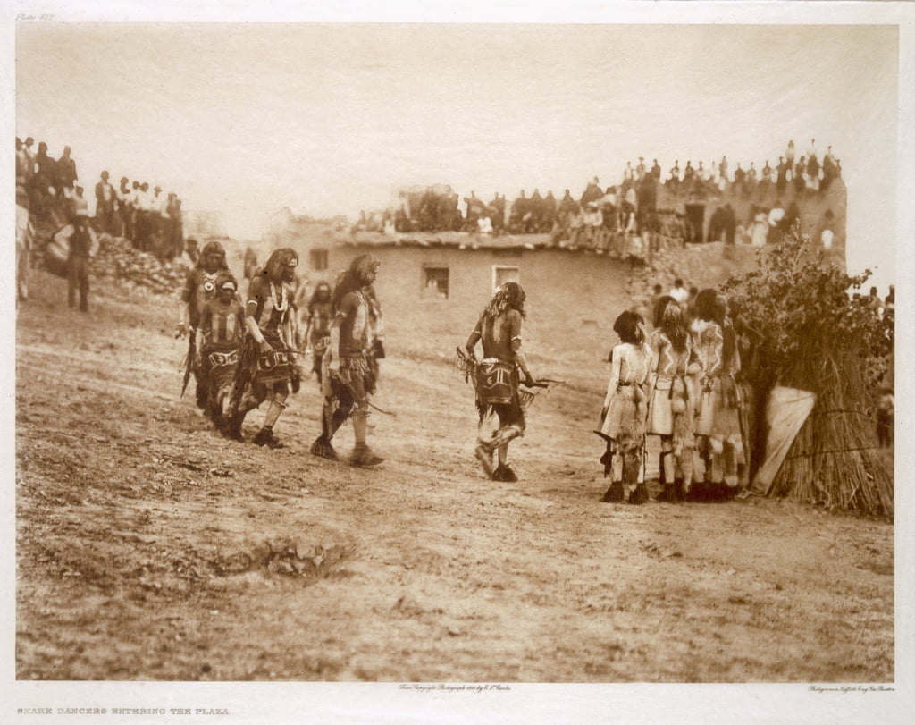 Snake Dancers entering the Plaza