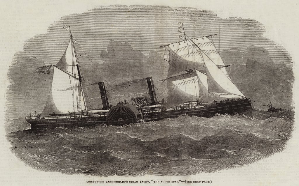 Commodore Vanderbildts Steam-Yacht, The North Star
